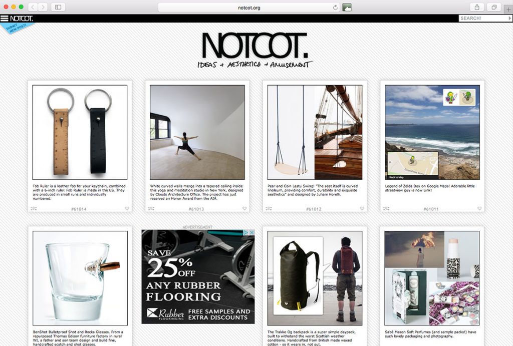 CROSSOVER INDUSTRIES | Fob Ruler Keychain Featured on Notcot